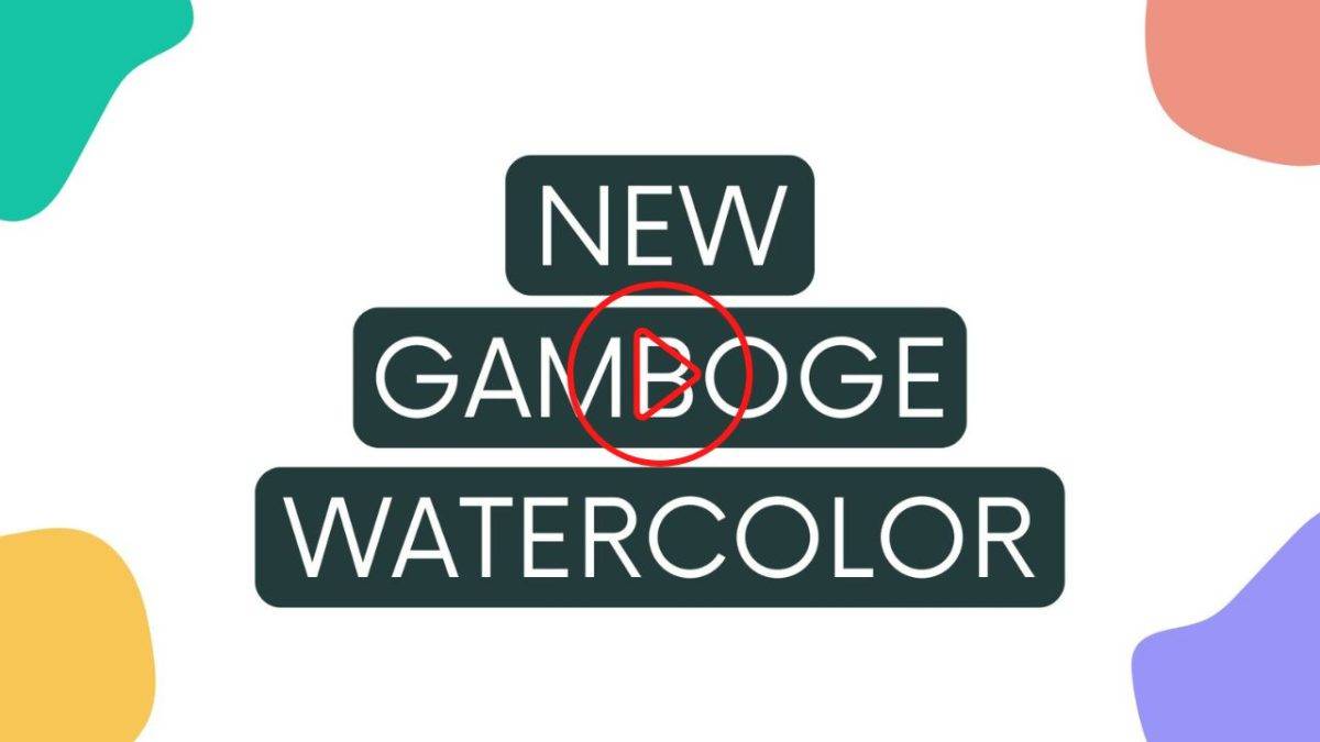 New Gamboge Watercolor - Paint Characteristics & Color Mixing ...