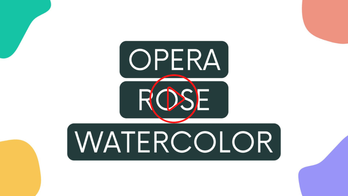 Opera Rose Watercolor - Paint Characteristics & Color Mixing - Painting ...